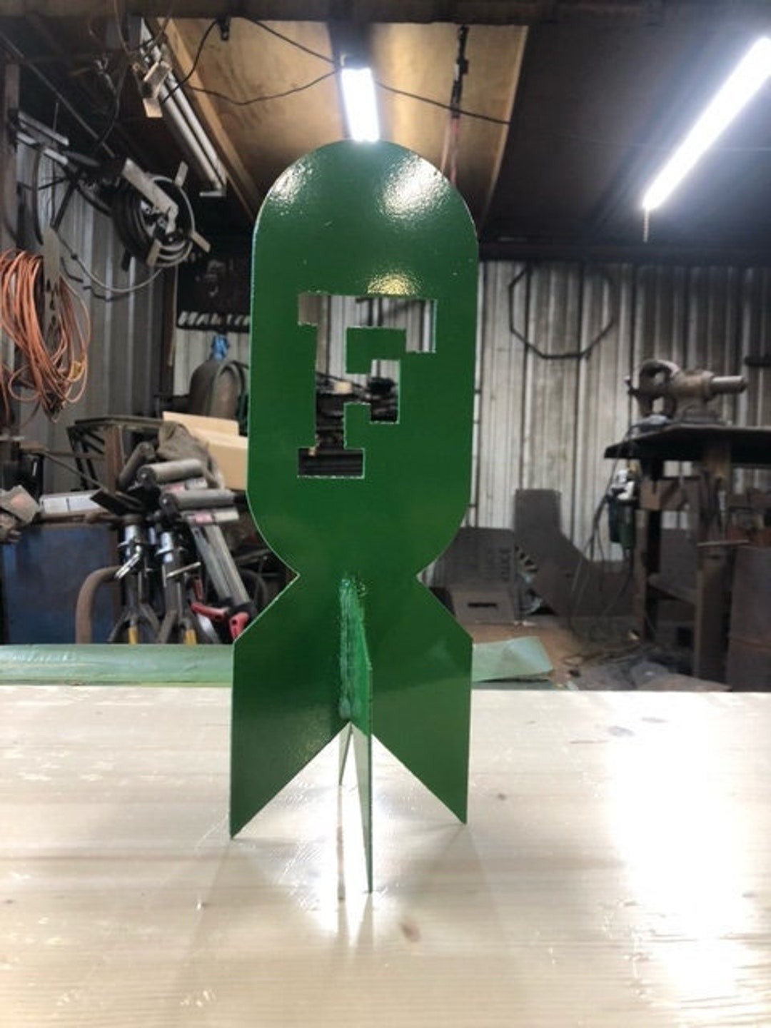 Metal F- Bomb Desk Art 11 1/2 Inches Tall Gifts Under 30.00 - Etsy