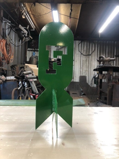 Metal F- Bomb Desk Art 11 1/2 Inches Tall Gifts Under 30.00 - Etsy