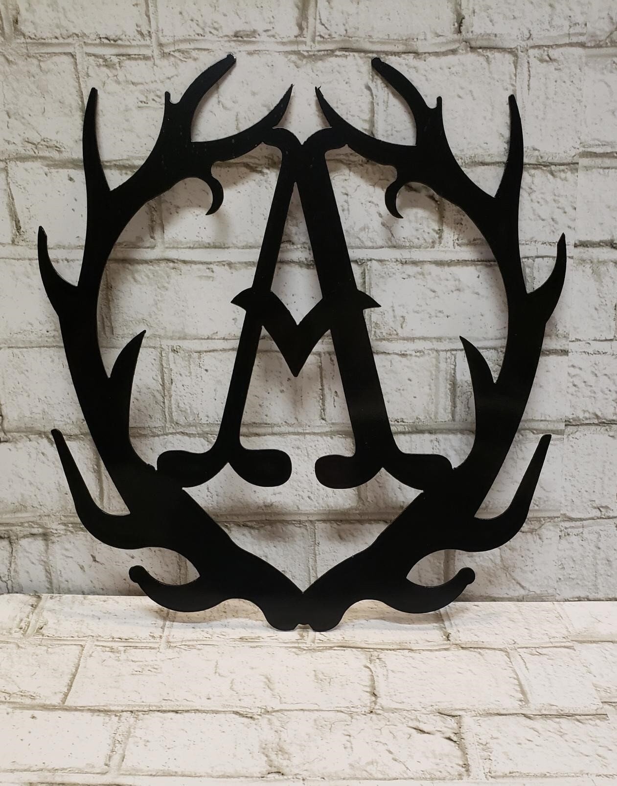 Antler Wreath Dxf Files Plasma Cut All Letters and Bare Wreath - Etsy