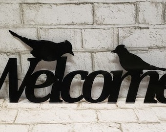 Birds Welcome Sign | Etsy