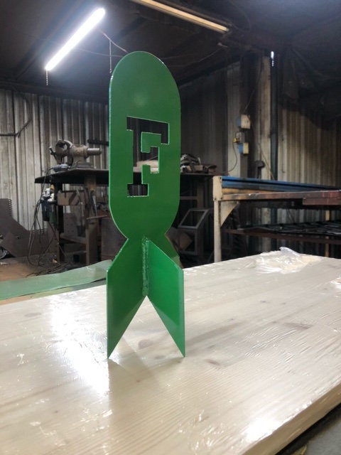 Metal F- Bomb Desk Art 11 1/2 Inches Tall Gifts Under 30.00 - Etsy