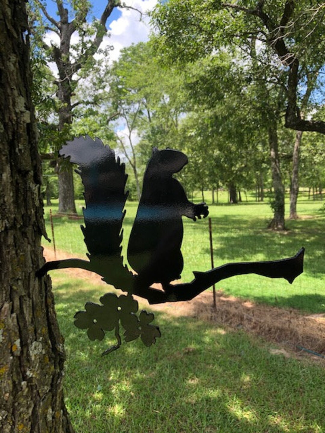 Metal Squirrel Yard Art - Etsy