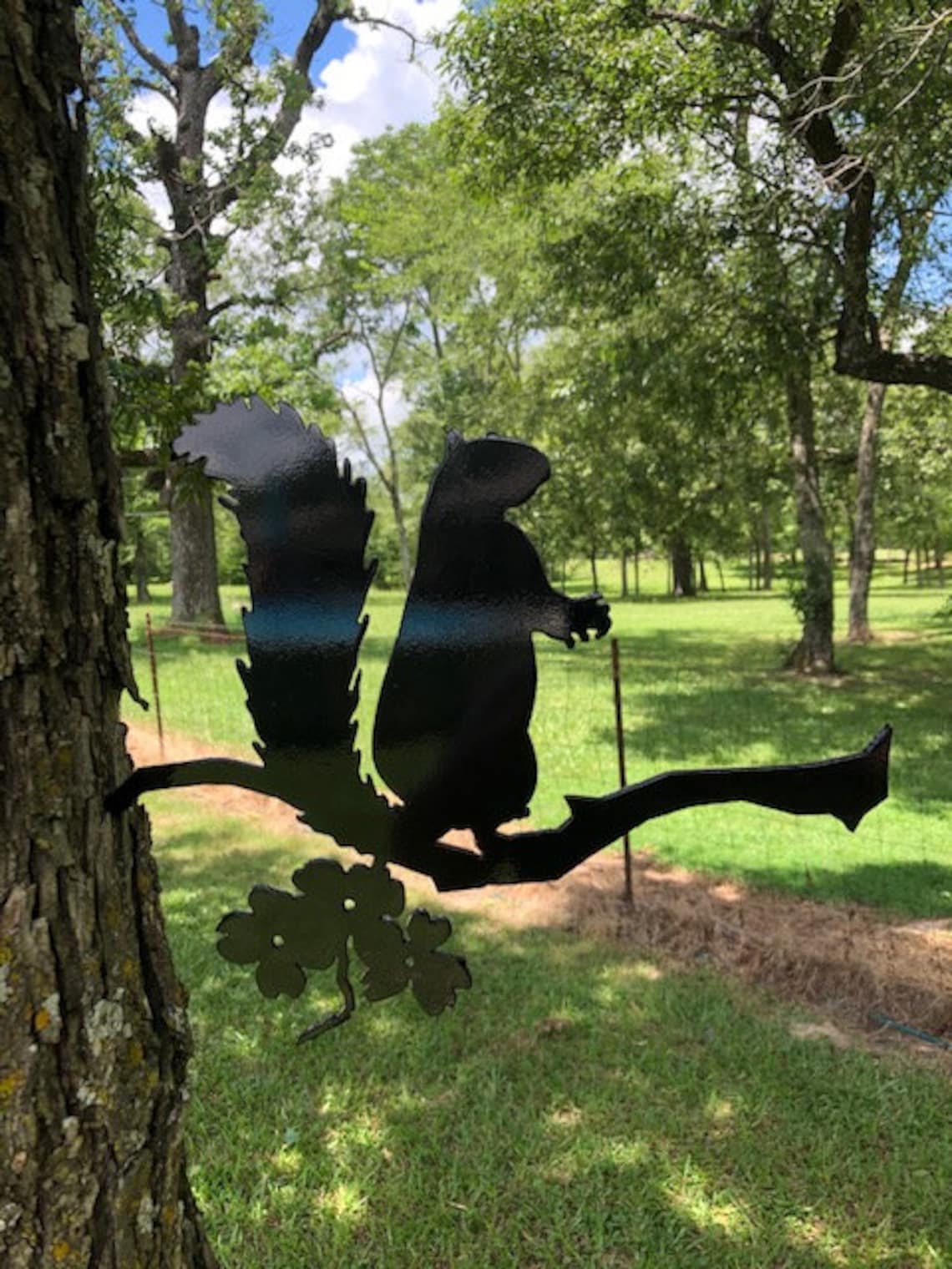 Metal Squirrel Yard Art - Etsy