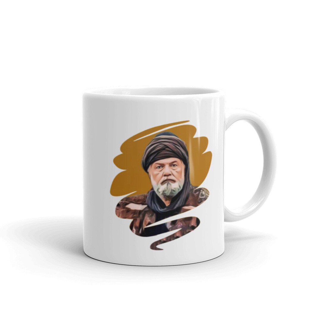 Suleman Shah White Gloss Ceramic Mug Dirilis Ertugrul - Etsy