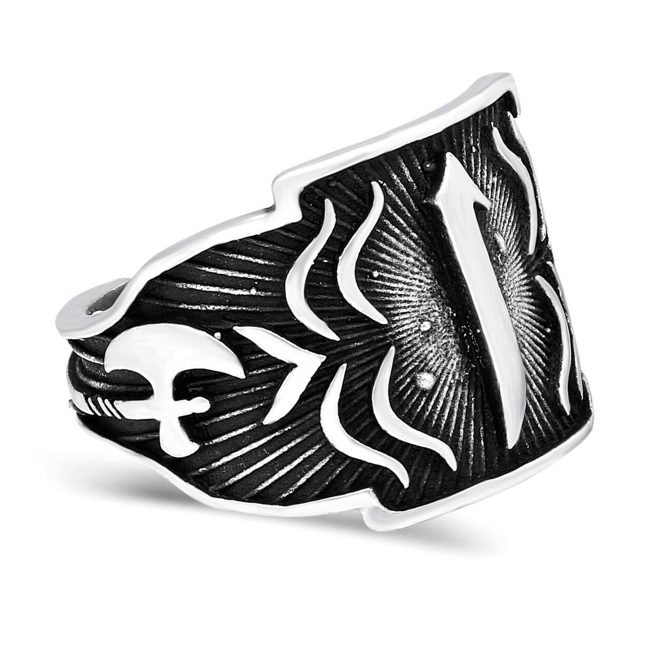 Alif Letter Symbol Islamic Ring | Etsy