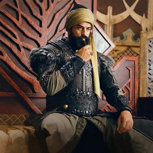 Kurulus Osman Sarik Mustard Turban of Osman Bey Dirilis Ertugrul Kayi ...