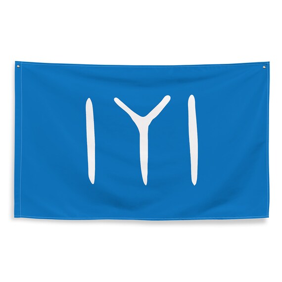 Blue Kayi IYI Symbol Flag Wall Tapestry Dirilis Ertugrul - Etsy