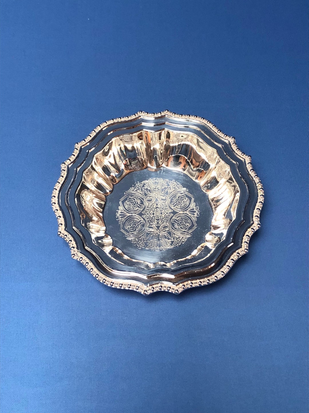 Vintage Avon Silver-plate Bowl - Etsy