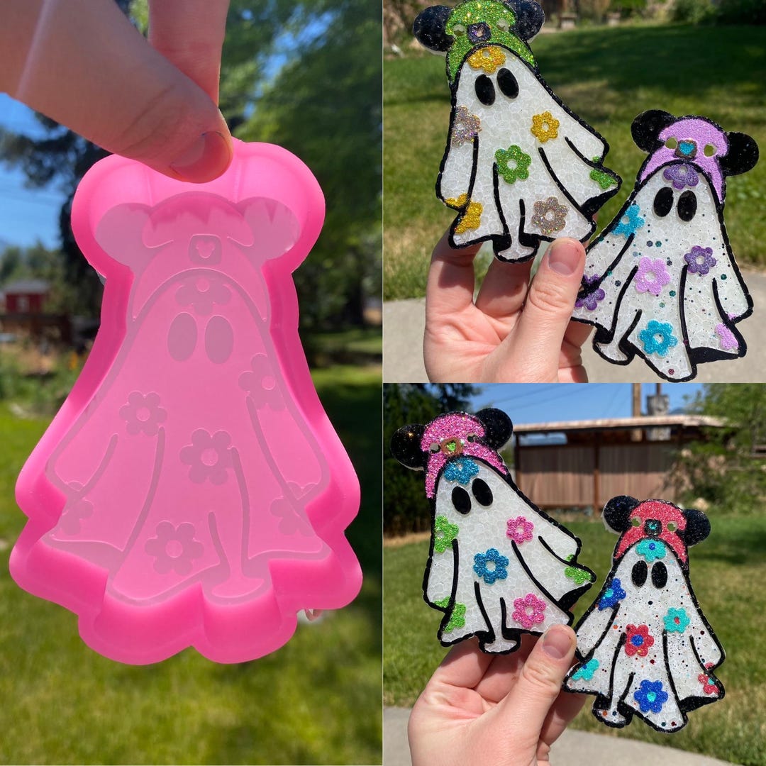 Mouse Ghost Mold, Halloween Freshie Mold, Fall Freshie Mold, Ghost ...