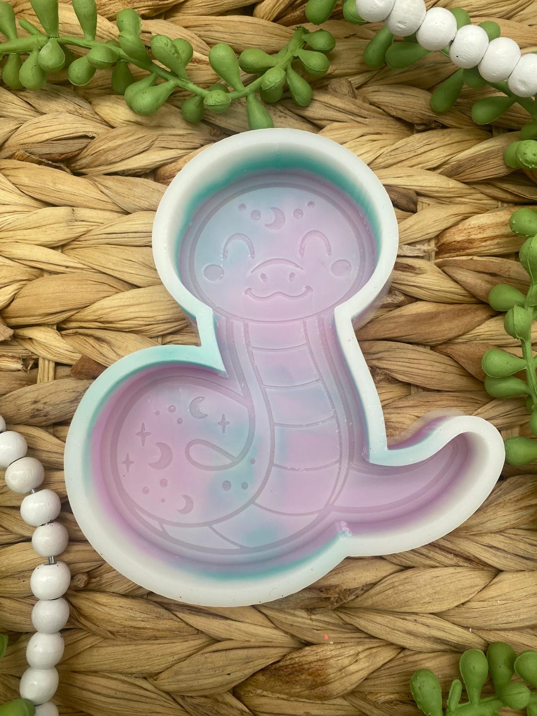 Snake Freshie Mold, Animal Wax Melt Mold, Animal Silicone Mold, Animal ...