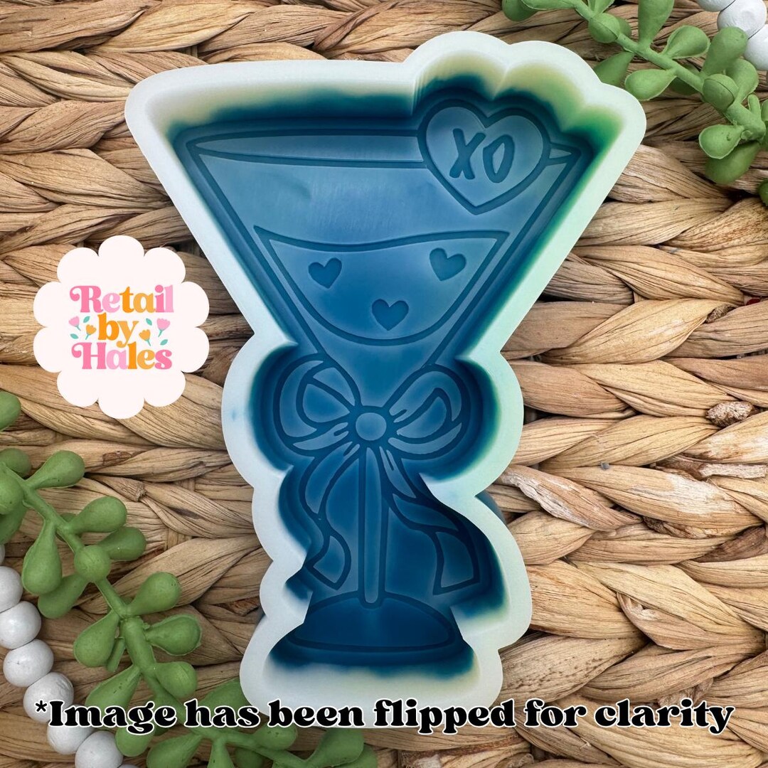 Valentine Martini Freshie Mold, XOXO Freshie Mold, Alcohol Freshie ...