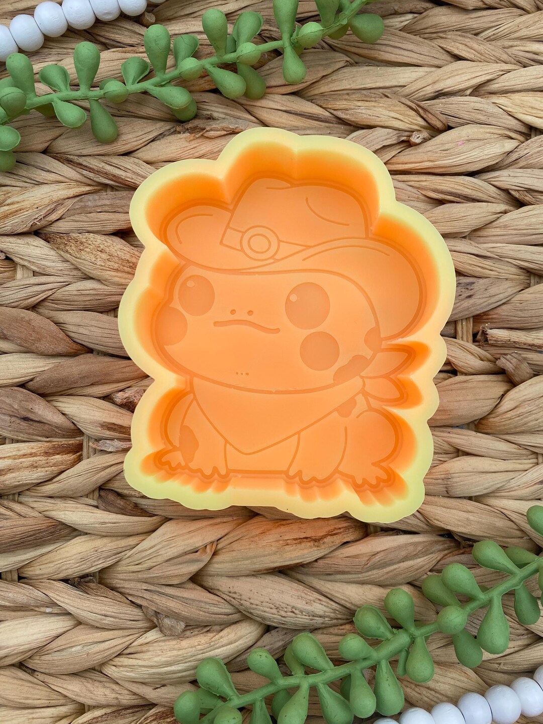 Cowboy Frog Freshie Mold, Western Freshie Molds, Frog With Cowboy Hat ...