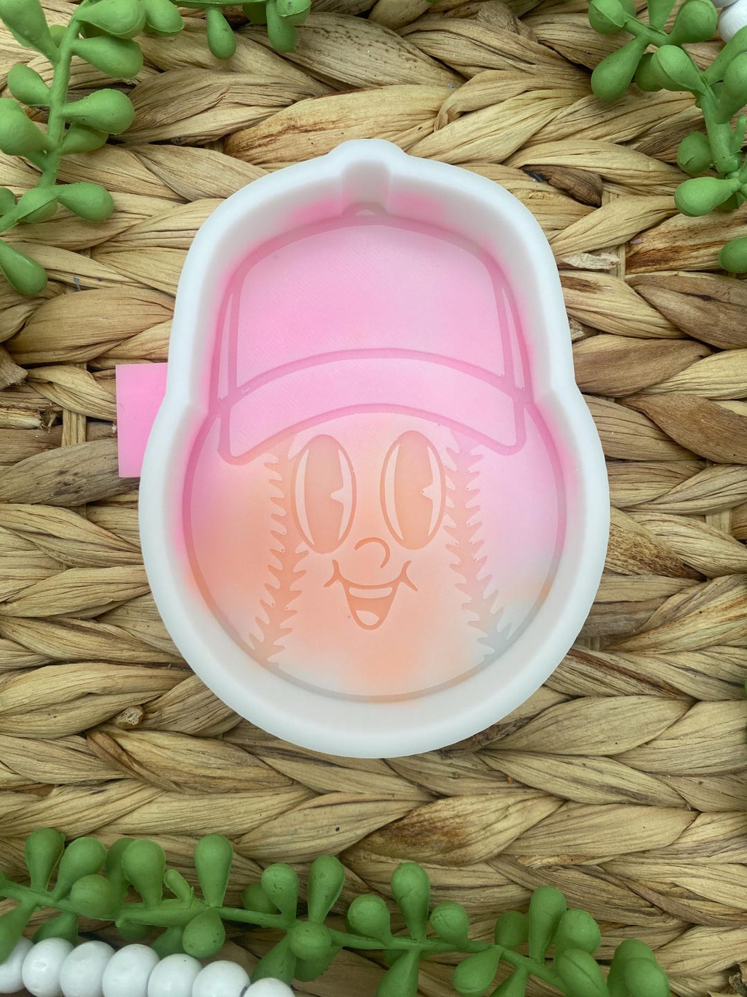 Baseball / Softball Dad Mold, Baseball Freshie Silicone Mold, Softball ...