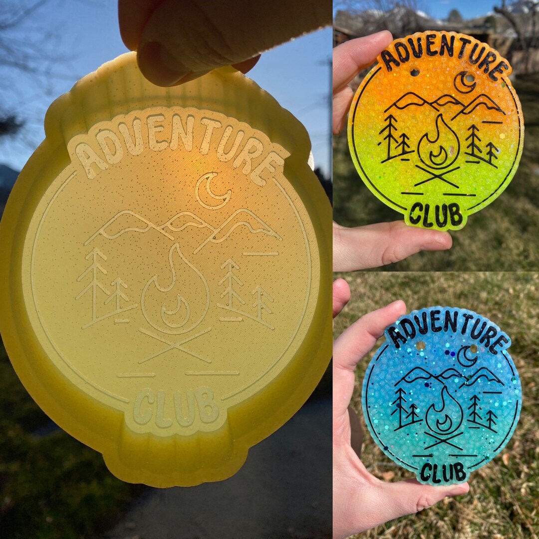 Adventure Club Freshie Silicone Mold, Freshie Making Supplies, Popular ...
