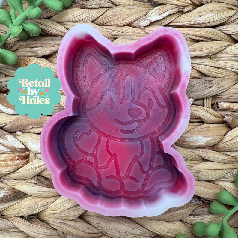 Husky Freshie Mold, Dog Freshie Mold, Dog Breed Freshie Molds, Freshie ...