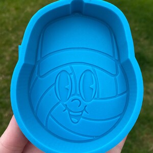 Volleyball Dad Mold, Sport Freshie Molds, Team Silicone Mold, Father's ...