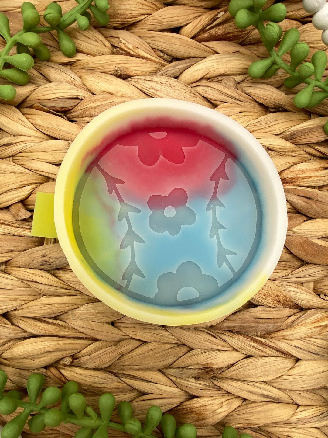 Floral Baseball / Softball Mold, Baseball Freshie Silicone Mold ...