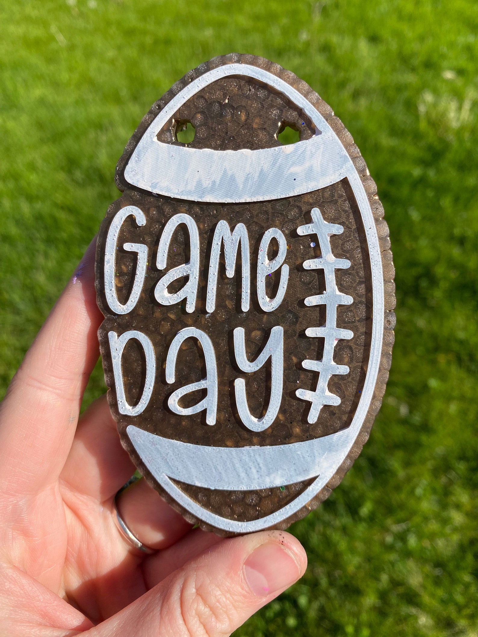 Game Day Football Mold, Sports Freshie Mold, Fantasty Football Silicone ...
