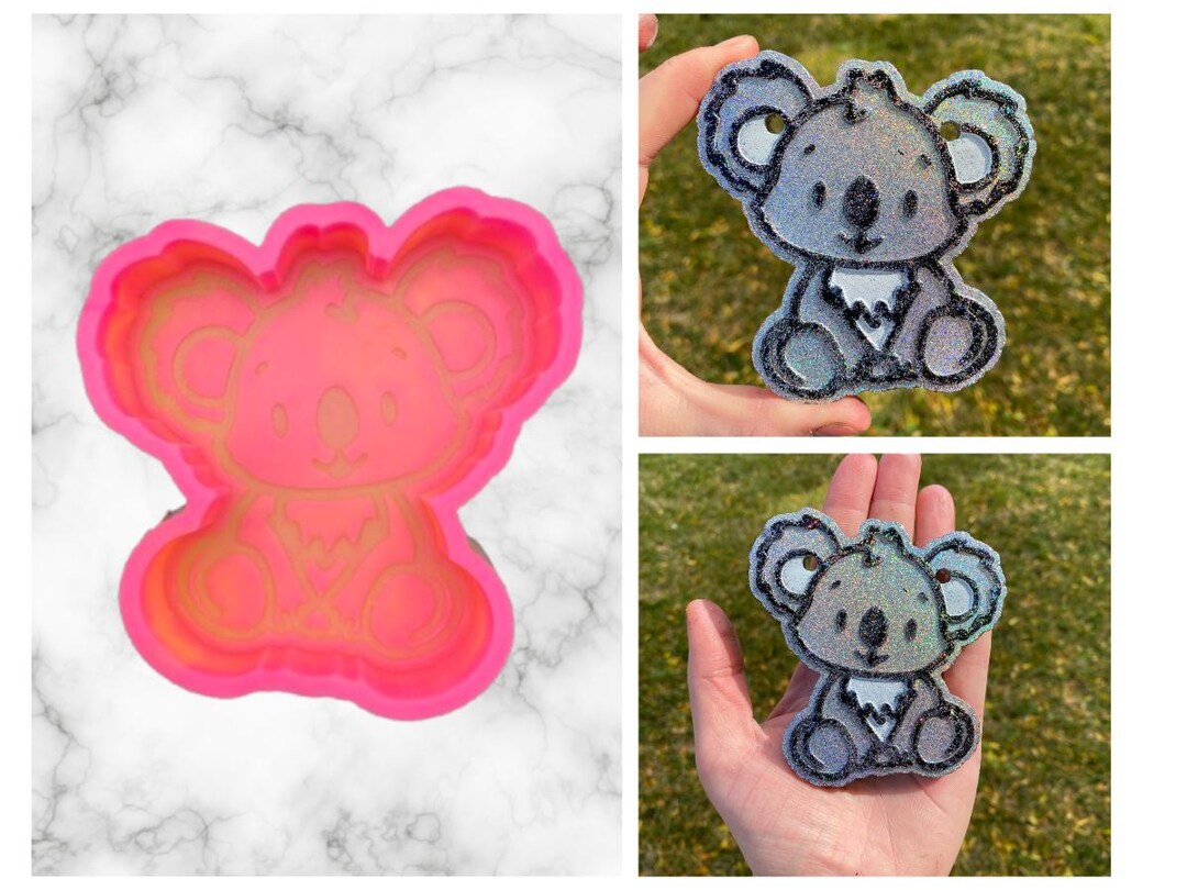 Koala Freshie Mold, Western Freshie Molds, Animal Freshie Molds, Zoo ...
