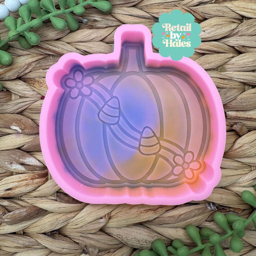 Candy Corn Pumpkin Freshie Mold, Halloween Freshie Mold, Fall Freshie ...