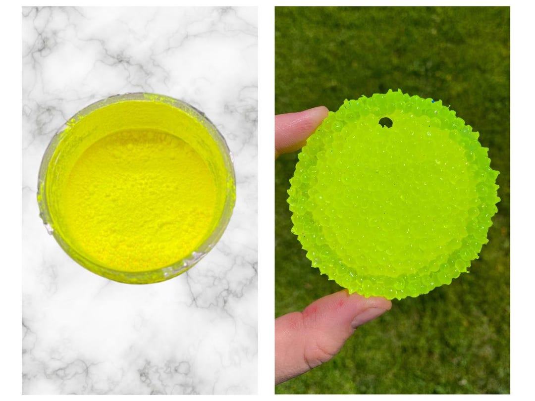 Lemon Zest Mica, Neon Yellow Mica Powder, Mica Powder for Resin, Mica ...