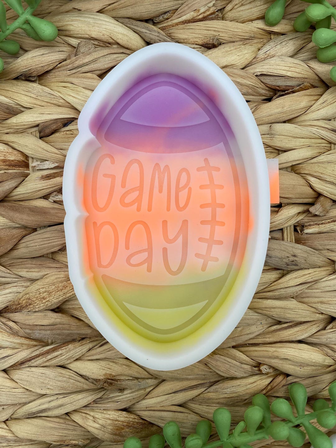 Game Day Football Mold, Sports Freshie Mold, Fantasty Football Silicone ...