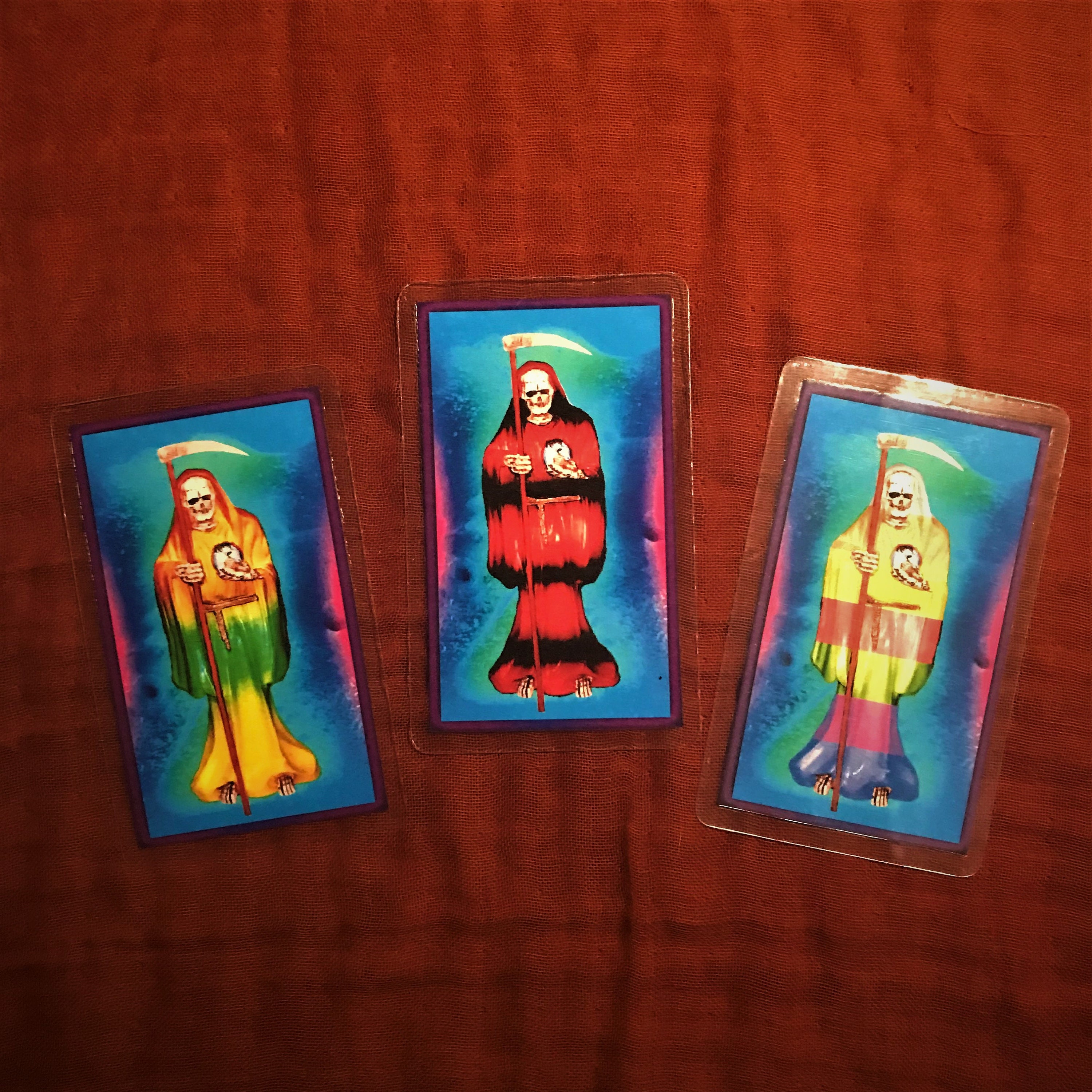 Santa Muerte / Holy Death Prayer Cards Heavy Laminate - Etsy