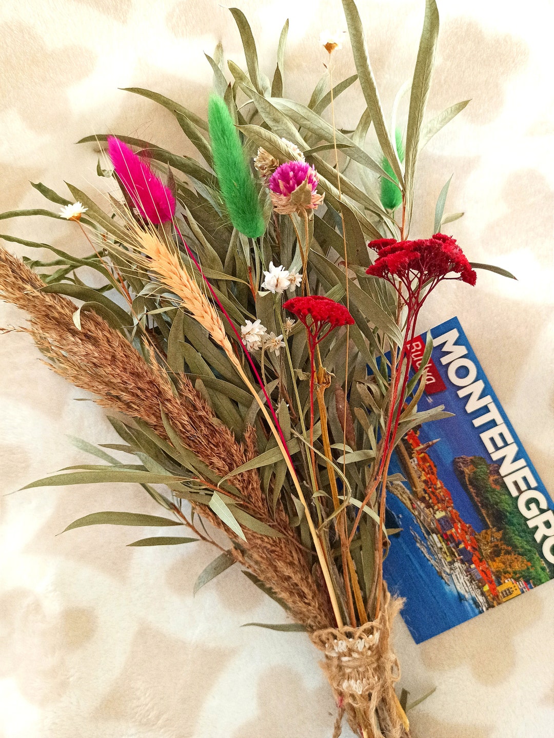 Dried Natural Manuka Hot Pink Flowers, Fragrant Foliage, Organic ...