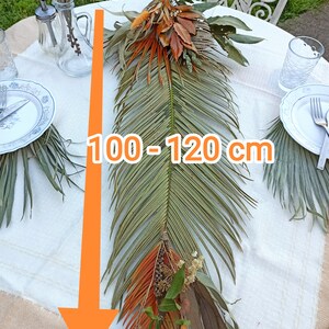 Natural Dried Palm Arrangement 22/40" Palm Arch, Palm Backdrop, Wall ...