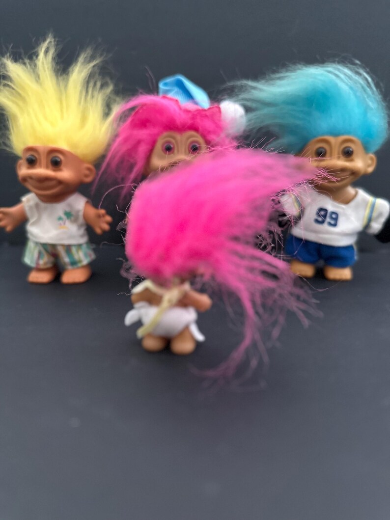 ONE Vintage Russ Troll Dolls, 80s, 90s, Clown, Baby Troll, Beach ...