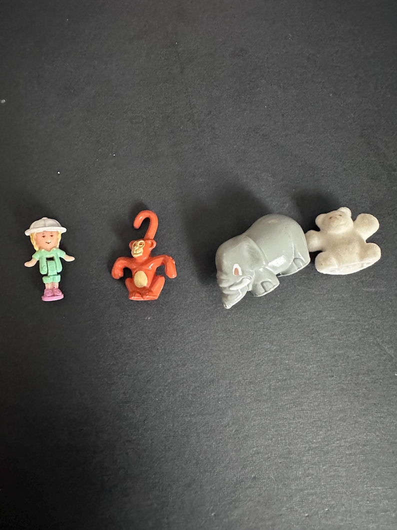 Vintage Polly Pocket Set wild Zoo World Compact Polly Pocket Bluebird ...