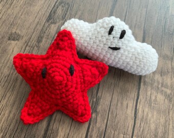 Crochet Star Keychain - Etsy
