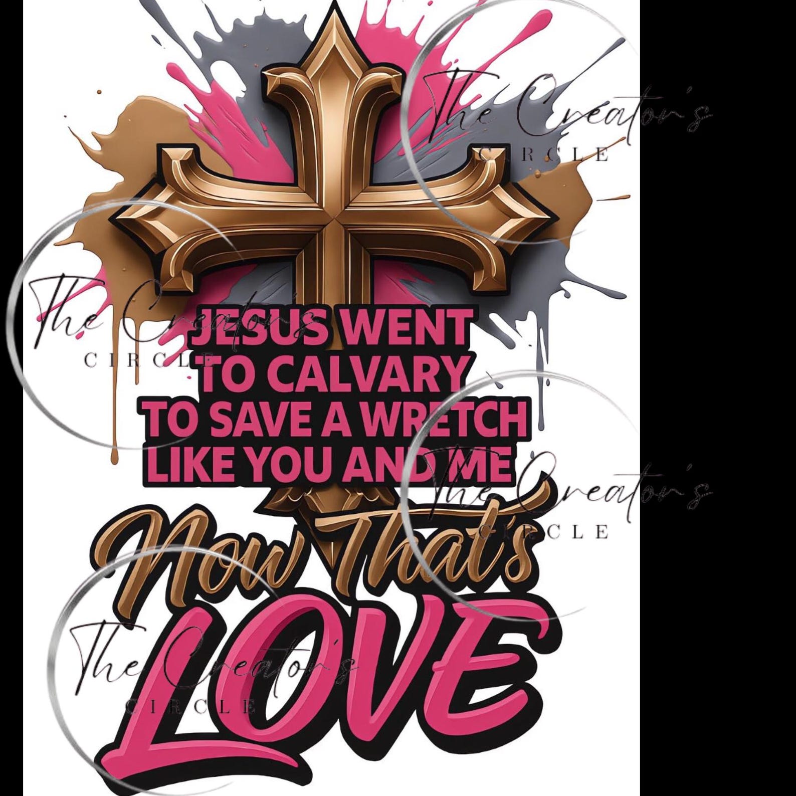 Christian Wall Art: Jesus Calvary Scripture Print (digital Download) - Etsy