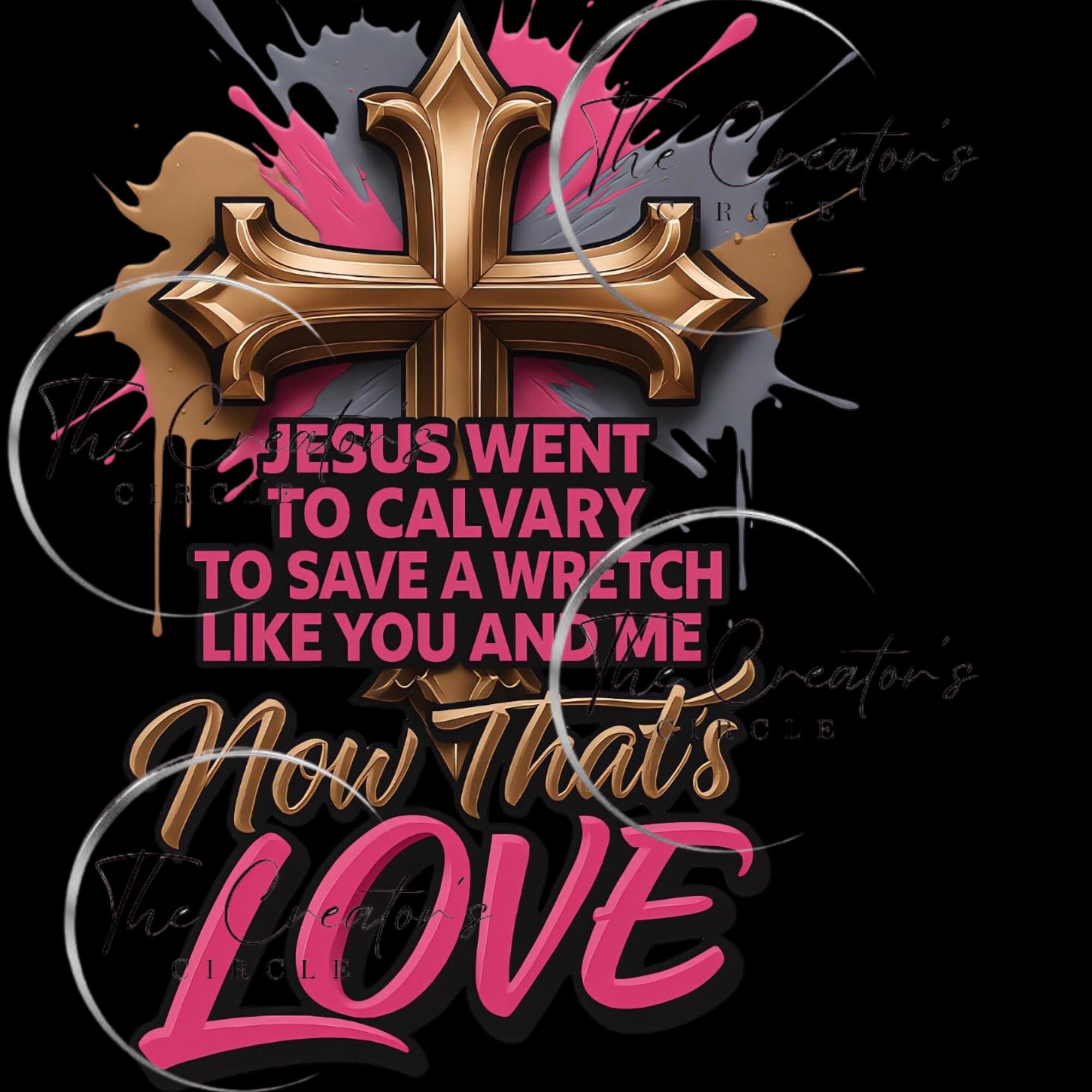 Christian Wall Art: Jesus Calvary Scripture Print (digital Download) - Etsy
