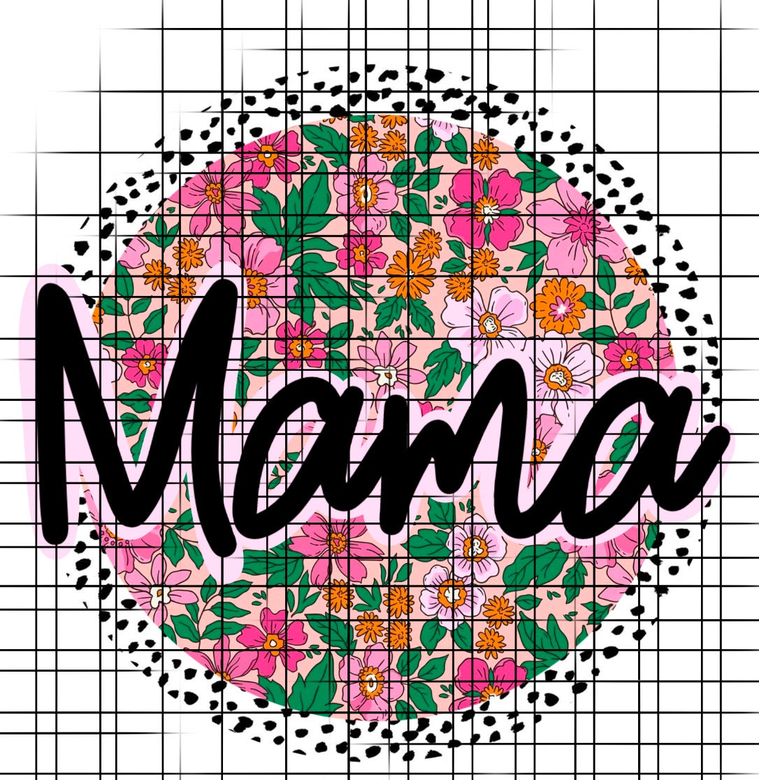 Mama Speckled and Floral Design PNG Digital Download - Etsy