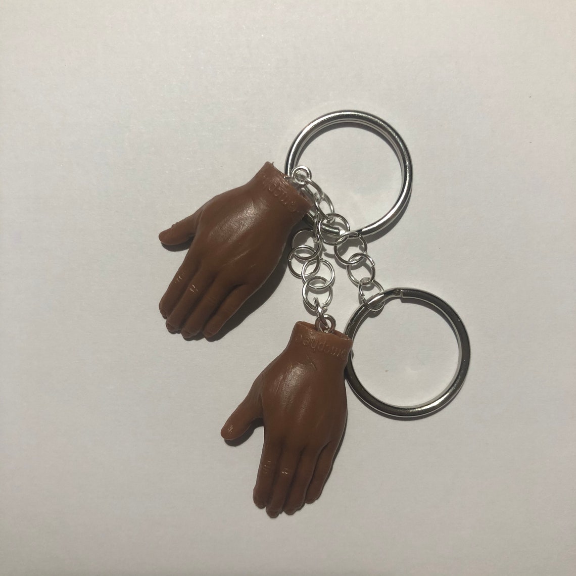 Tiny Hands Keychain Charm Fun Novelty Right and Left Hand | Etsy