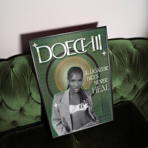 Doechii Music Poster, Digital Art Print, Music Wall Art, Typography - Etsy