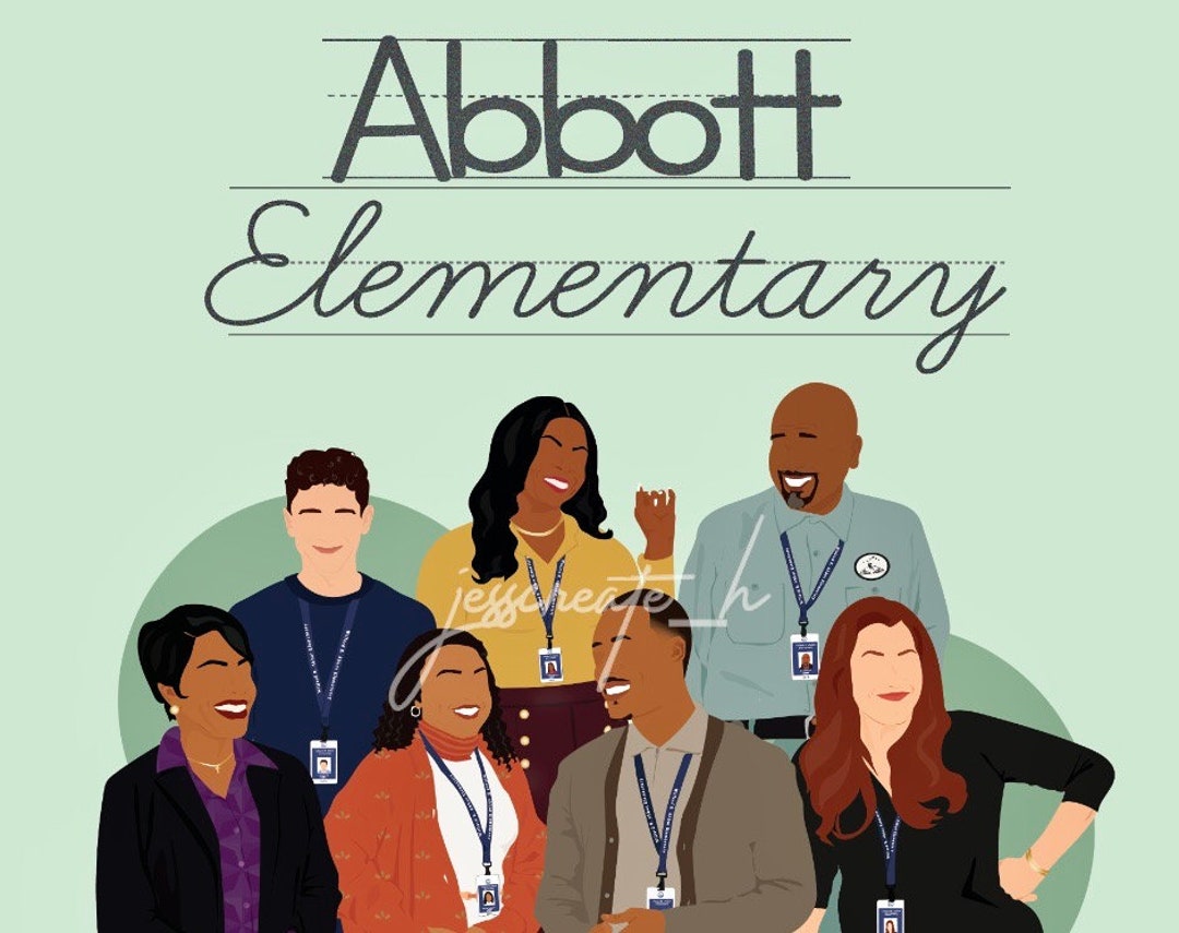 Abbott Elementary Wall Art 8x10in. - Etsy