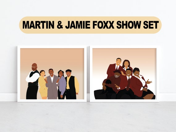 Martin Lawrence & Jamie Foxx Show Wall Art Set 8x10inch - Etsy