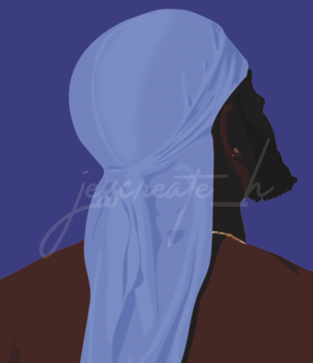 Durag: Ice Wall Art 8x10in. - Etsy