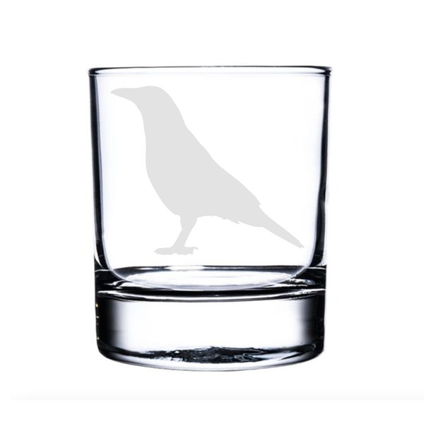 Crow Wine Glass - Etsy
