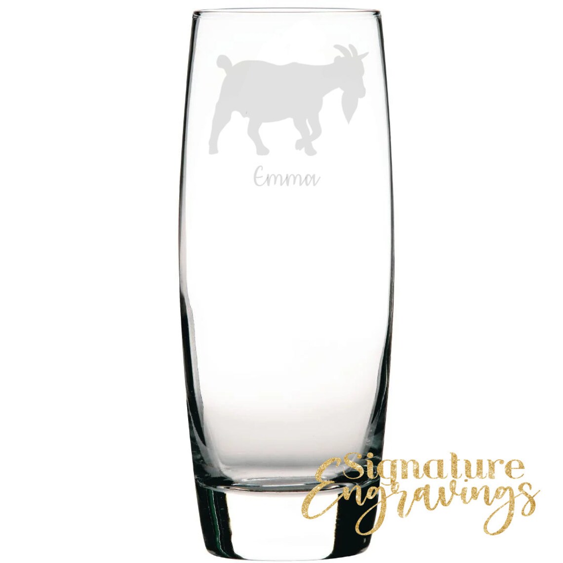 Personalised Goat Engraved Gin Glass Goat Gift Goat Glass - Etsy UK