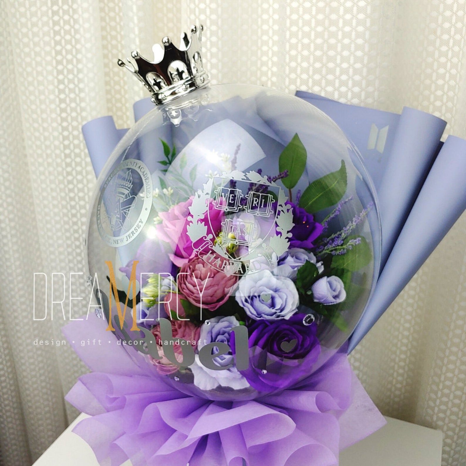 BTS Balloon Flower Balloon Bouquet LED Light Flower - Etsy UK