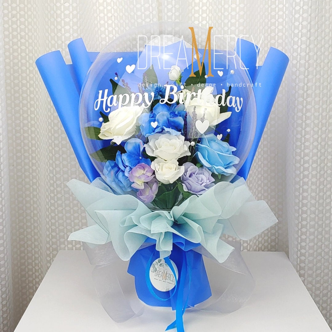Flower Balloon Bouquet, Balloon Flower, Balloon Bouquet, Personalized ...