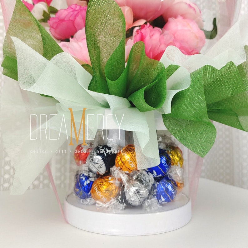 Candy Bouquet Flower Bouquet Flower Balloon Unique Gift - Etsy