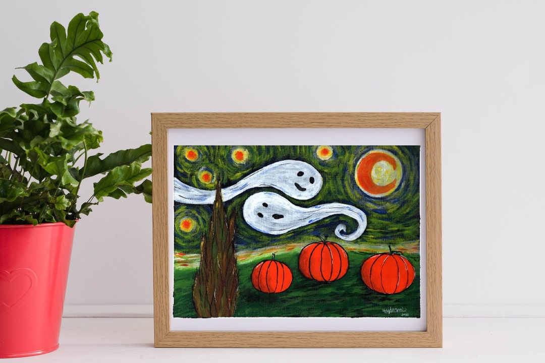 Van Gogh Style Ghosts. Digital File Ready to Download and Print ...