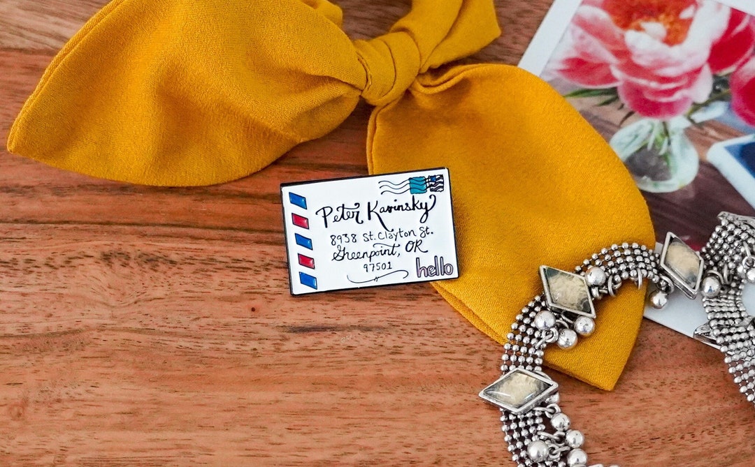 Peter Kavinsky Letter Pin - From to All the Boys I've Loved Before and ...