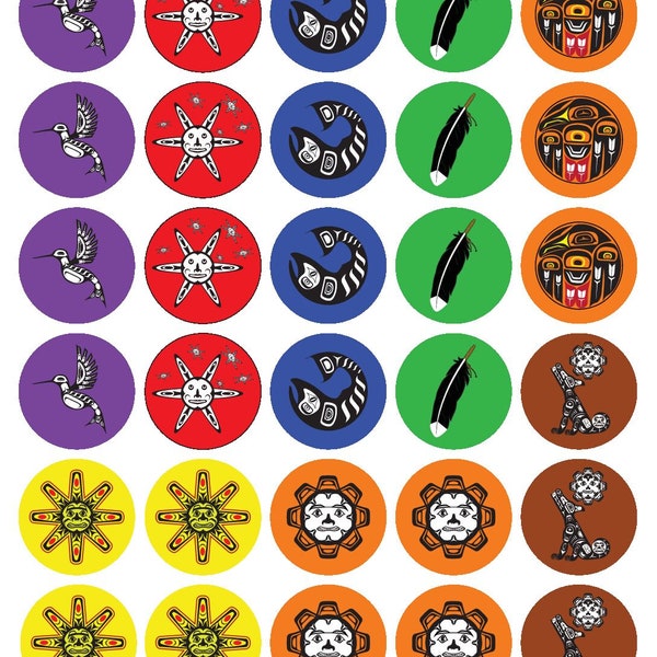 Indigenous Art Stickers - Etsy