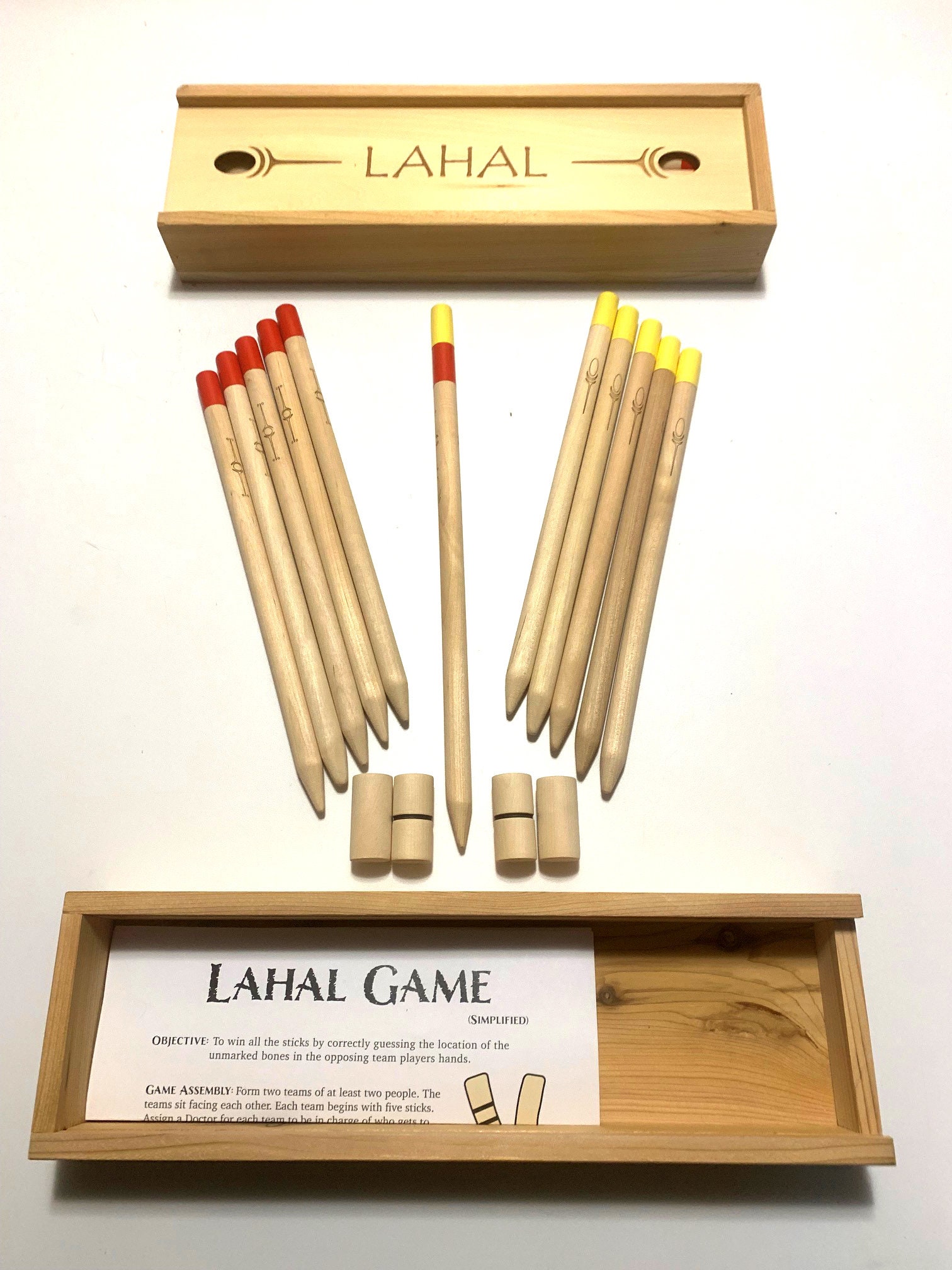 Indigenous Stick and Bone Game. Lahal - Etsy