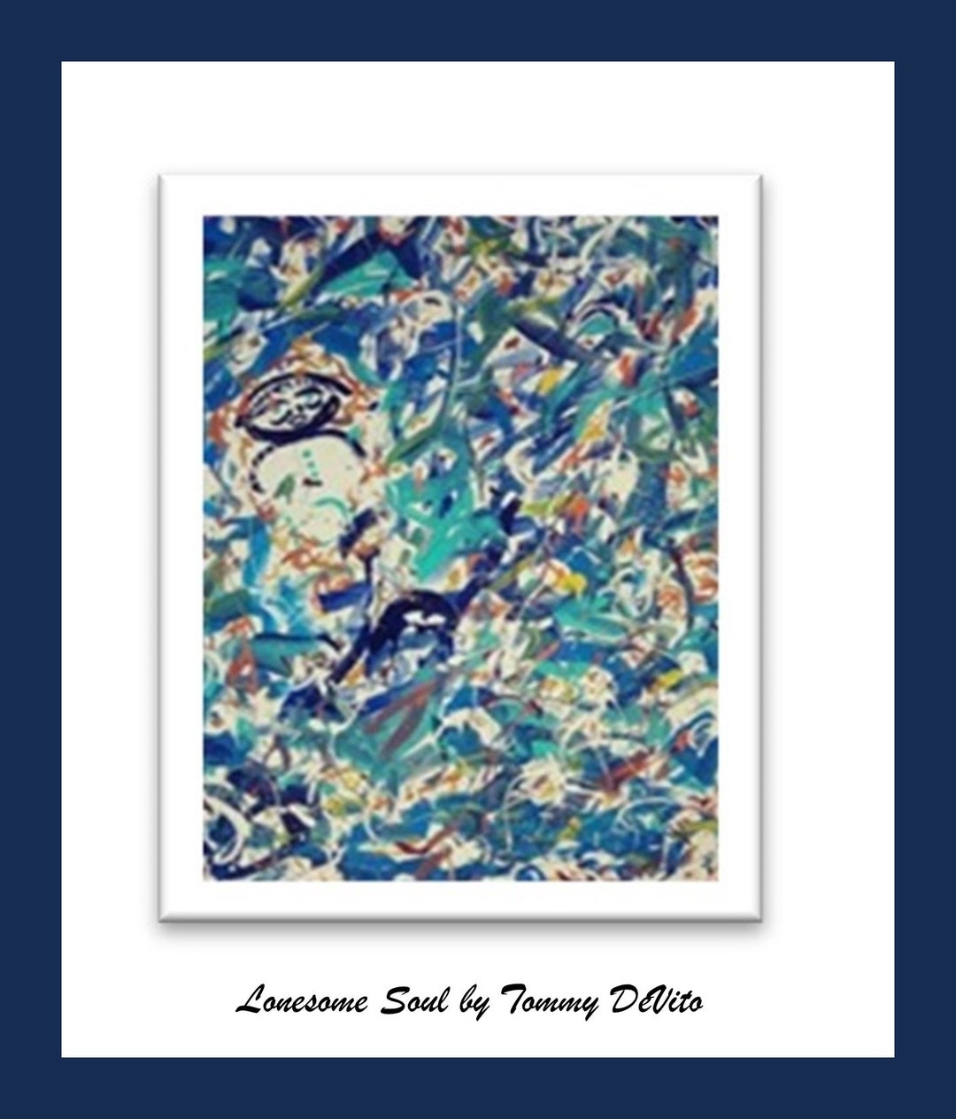 Lonesome Soul von DeVito. Kopie des Original Abstraktes auf Glossy ...